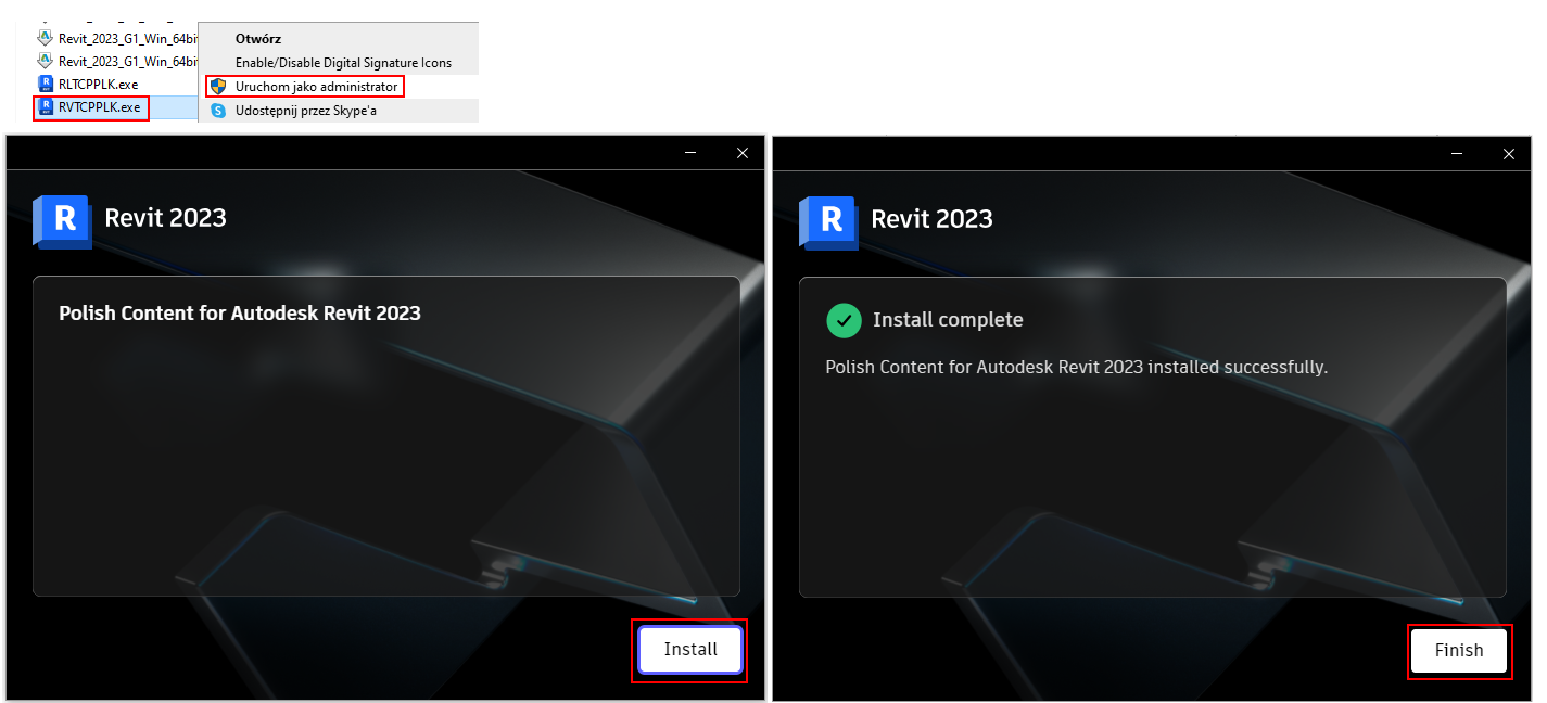 Instrukcja instalacji programu i bibliotek Autodesk Revit 2023 - PROCAD ...